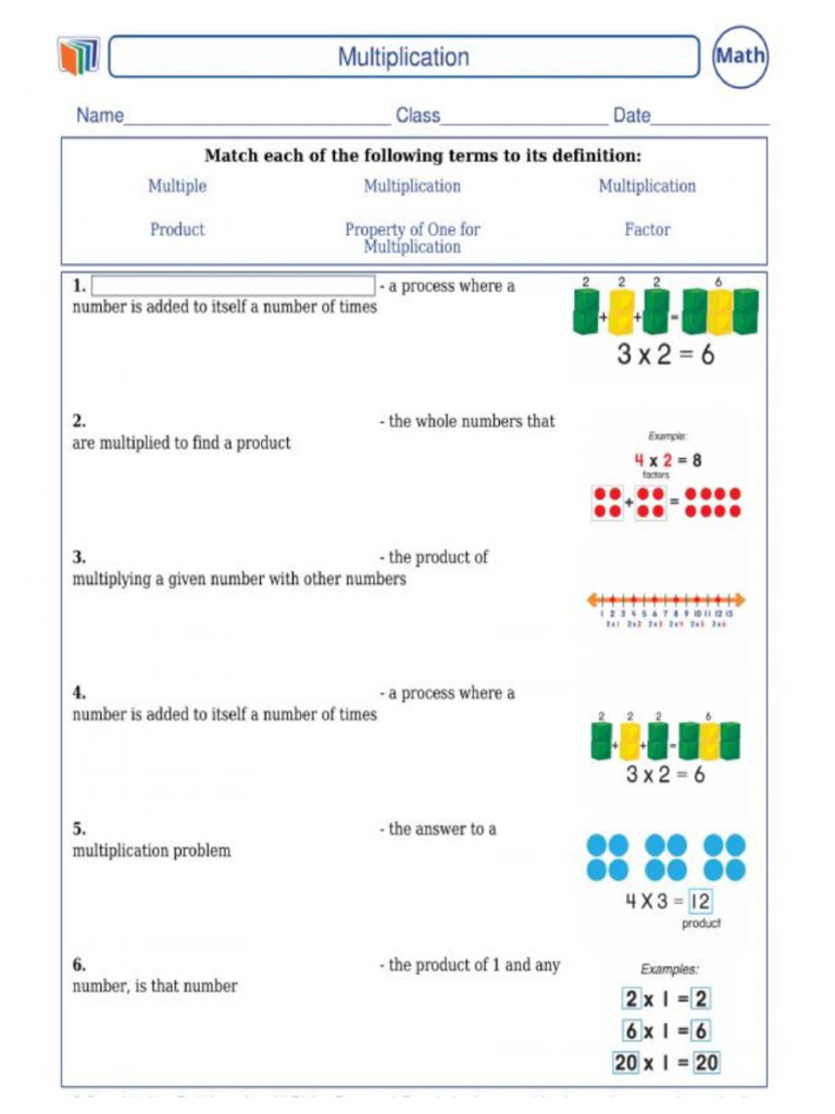 Multiplication - Grade 5 | PDF