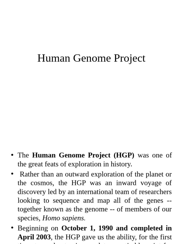 Human Genome Project | PDF | Dna Sequencing | Molecular Cloning