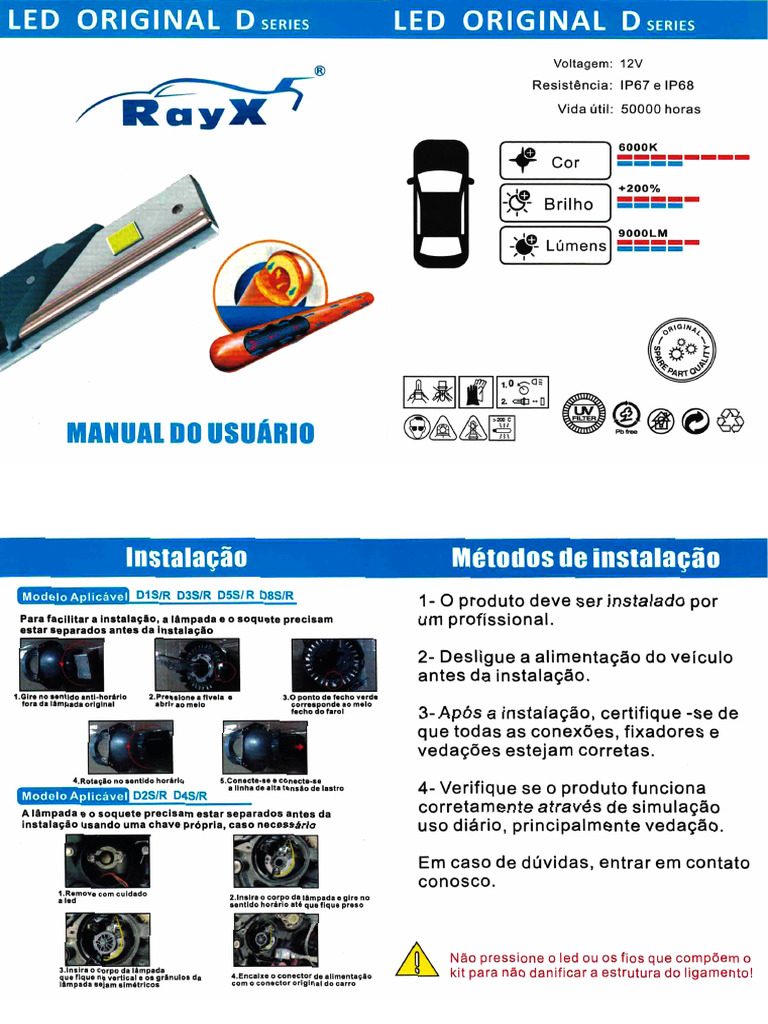 Led Original D Series Manual | PDF