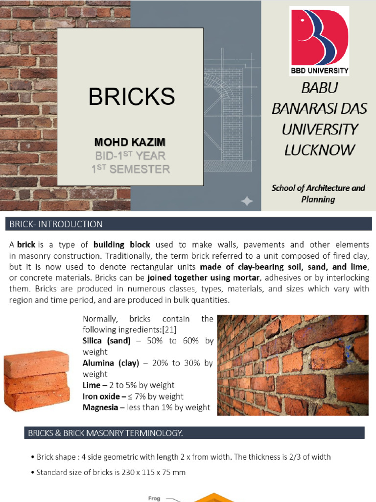Bricks Presentation | PDF