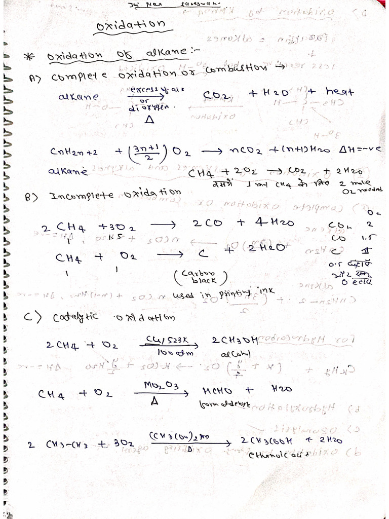 Oxidation | PDF