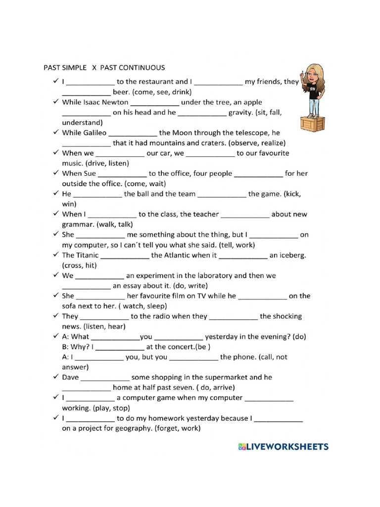 Past Simple:Cont | PDF