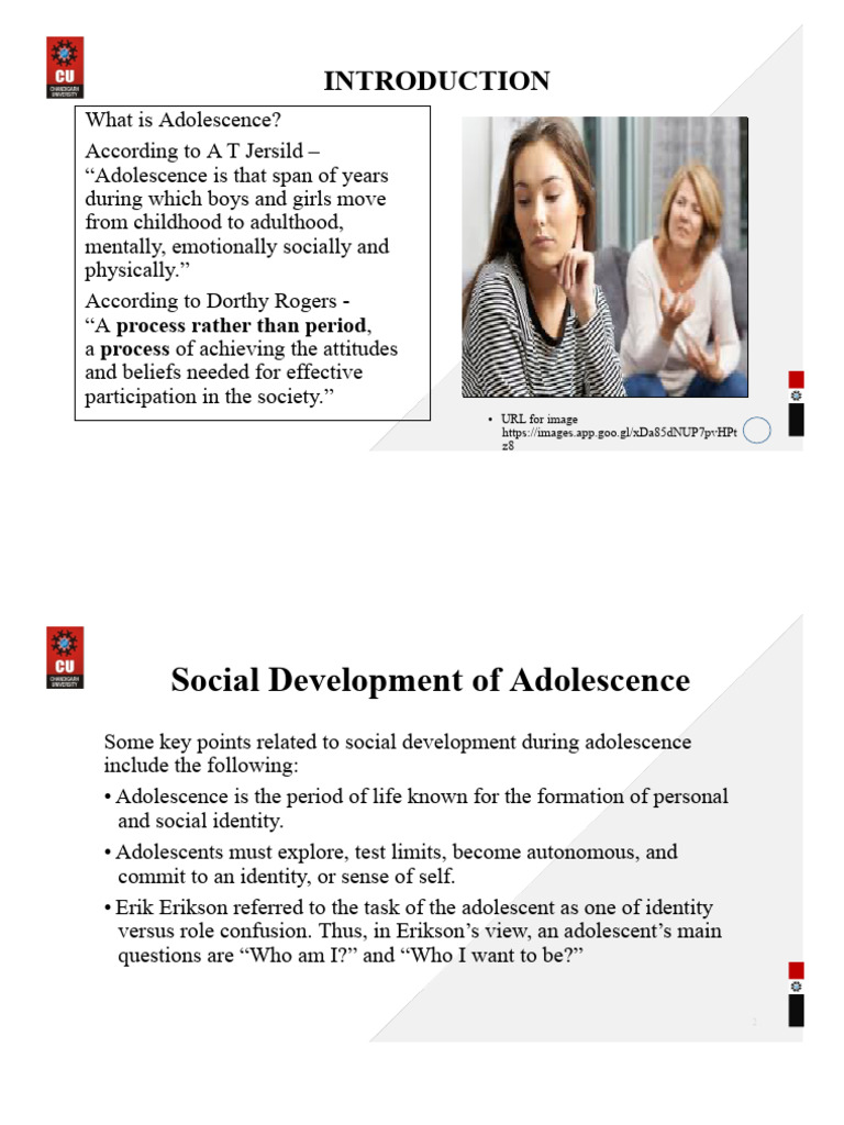 Social Development in Adolescence | PDF | Adolescence | Identity ...