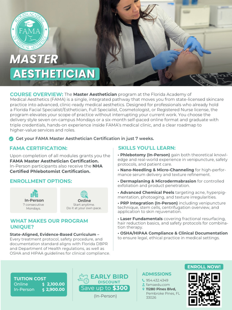 Master Aesthetician Certification Program | PDF | Medicine | Clinical ...