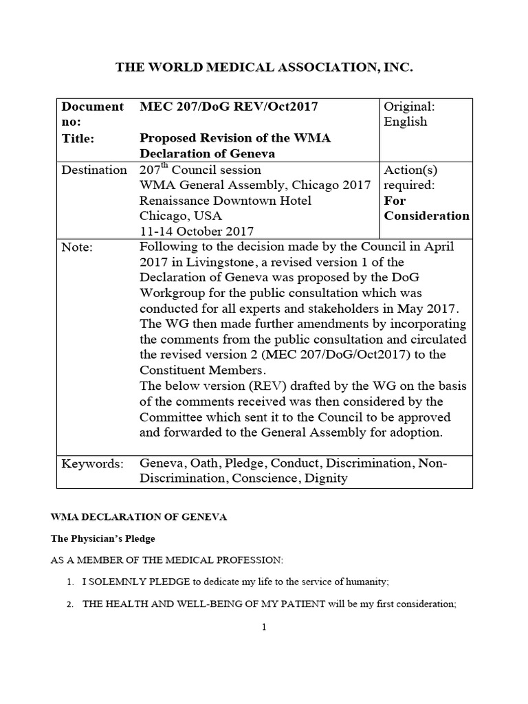 Decl of Geneva V 2017 | PDF | Justice | Crime & Violence