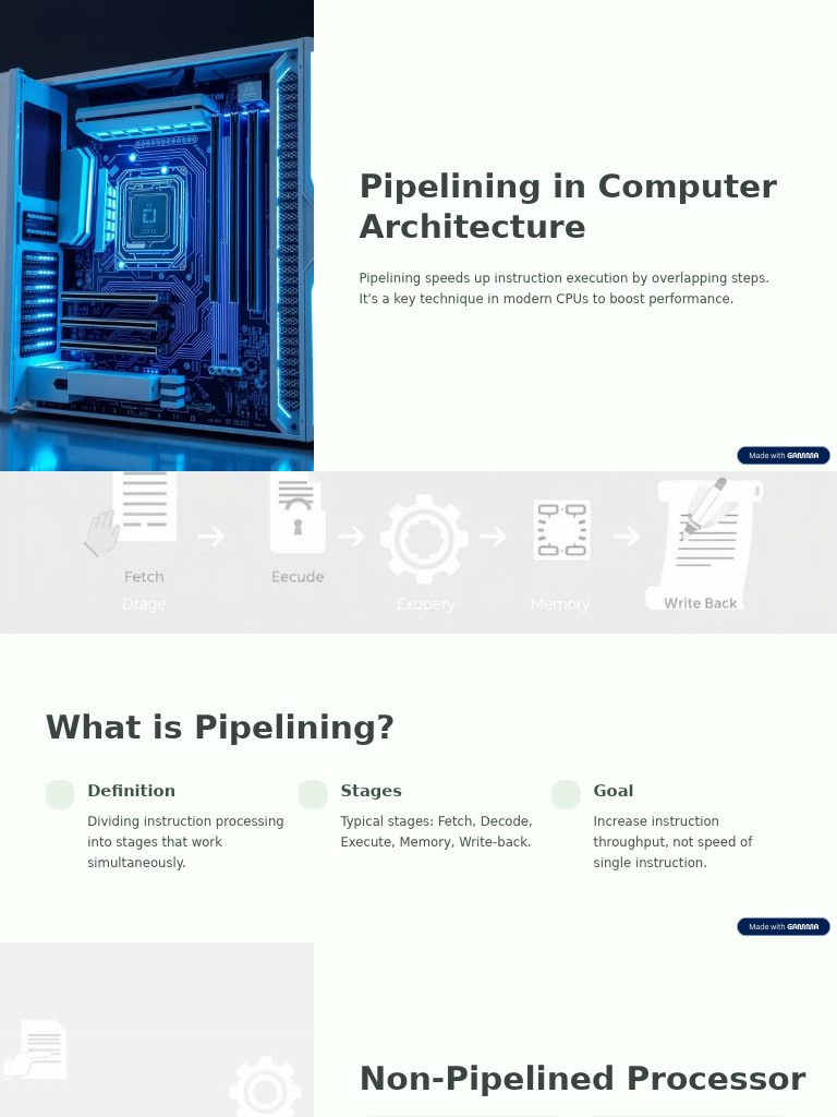 Pipelining in Computer Architecture | PDF | Central Processing Unit | Digital Electronics