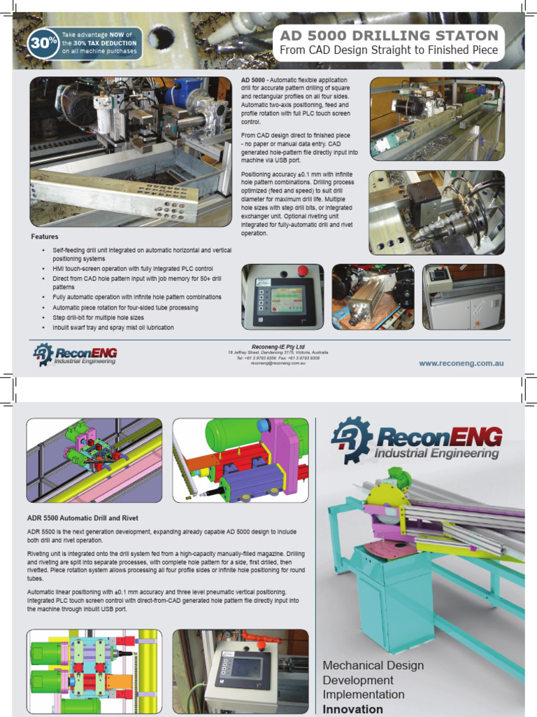 AD 5000 Automatic Drilling System | PDF | Drill | Drilling