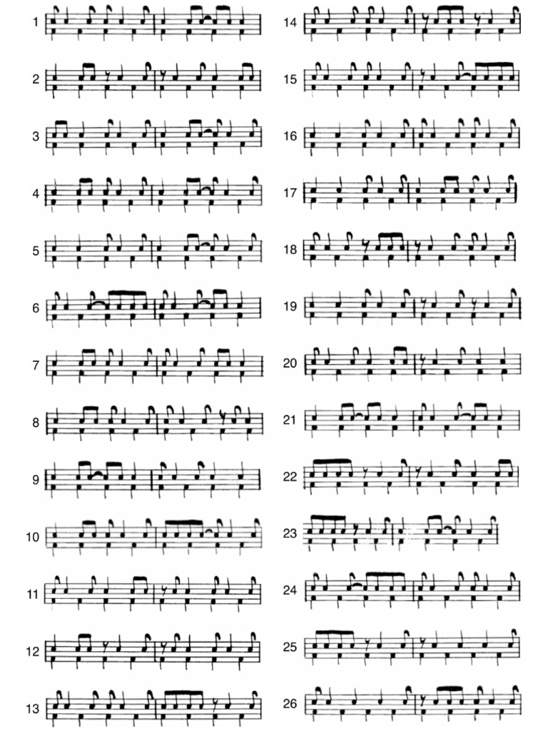 Syncopation Warm Up | PDF