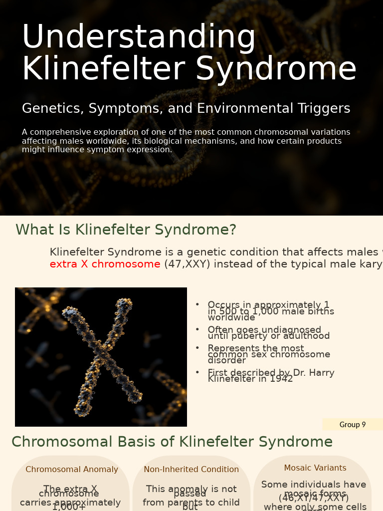 Understanding Klinefelter Syndrome | PDF | Medical Specialties ...