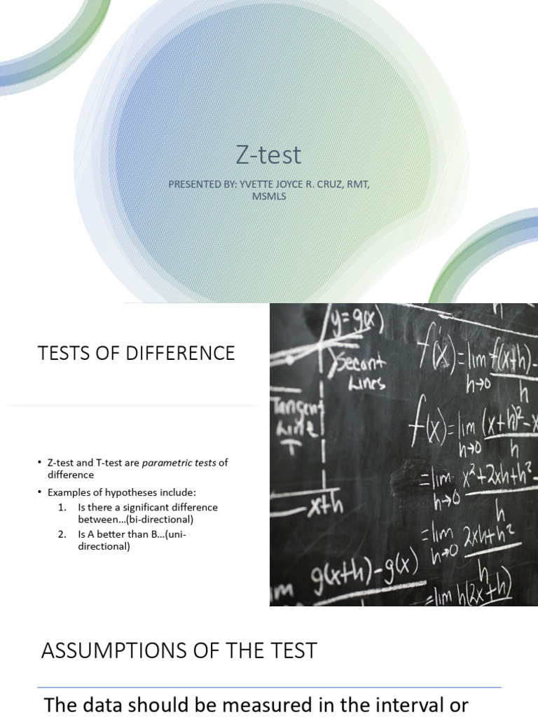 Understanding Z-Test for Weight Loss Analysis | PDF