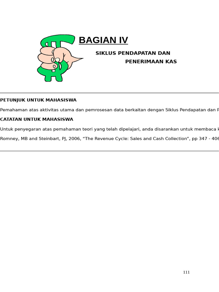 3. Siklus Pendapatan Perusahaan | PDF