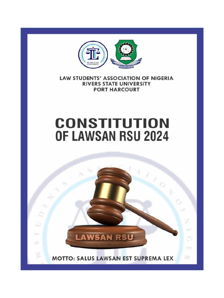 LAWSAN RSU Constitution Overview | PDF | United States Senate | Court ...