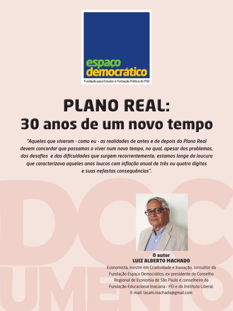 Impacto do Plano Real na Economia Brasileira | PDF | Inflação | Economia
