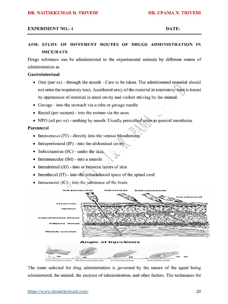 Pharmacology Practical 2 | PDF