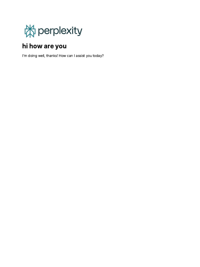 Hi How Are You | PDF