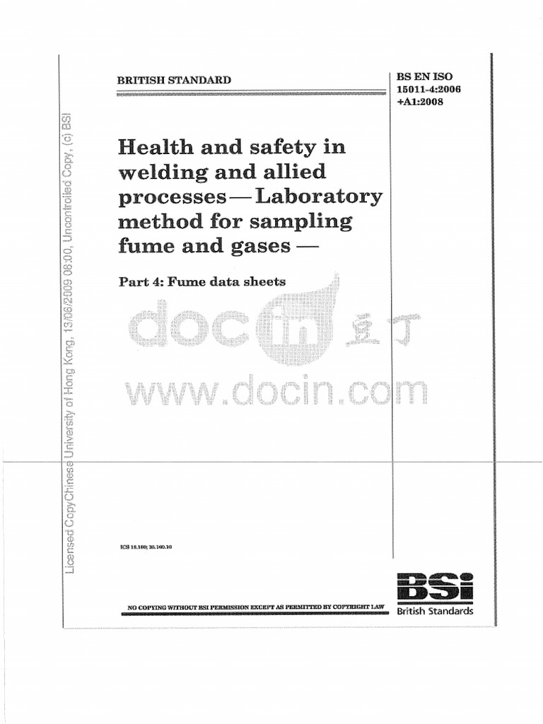 BS en 15011-4 - 2008 | PDF