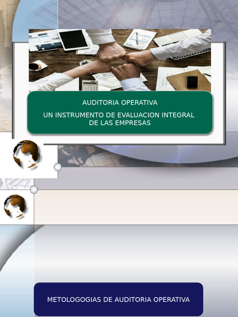 Metodologia de La Auditoria Operativa | PDF | Auditoría | Planificación