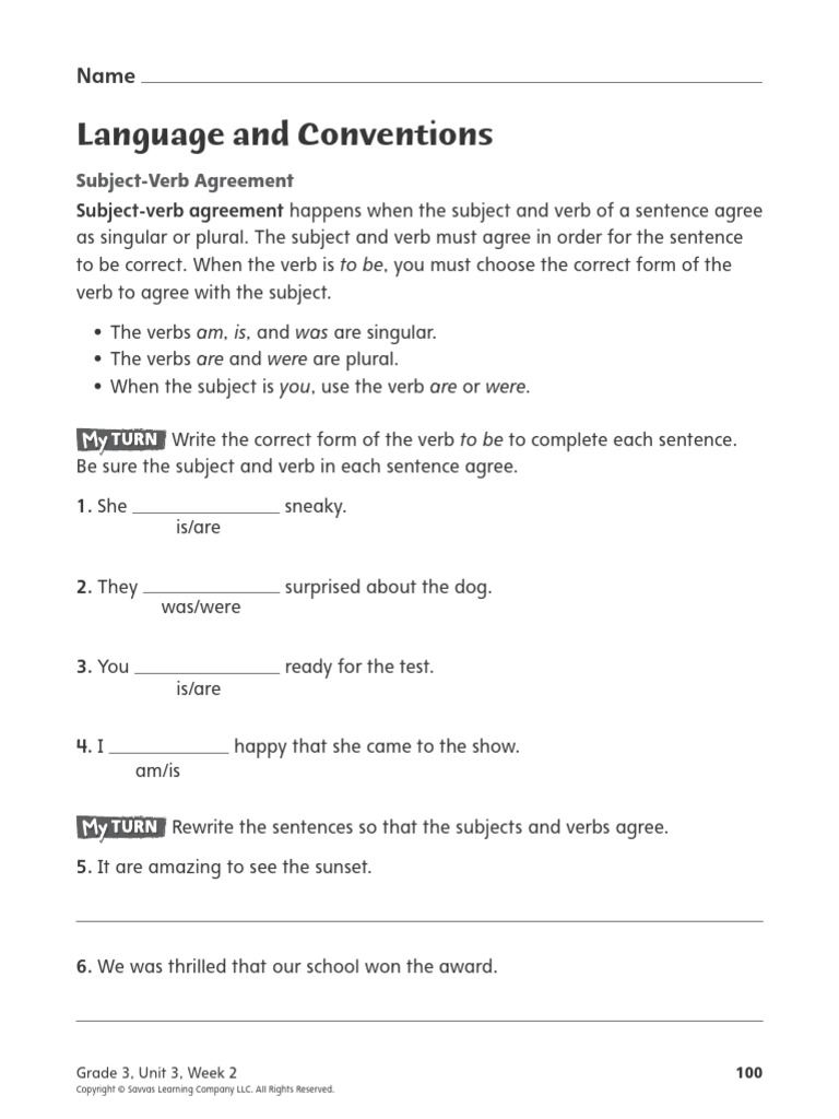 MV20 G3U3W2 Language and Conventions Lessons Web | PDF