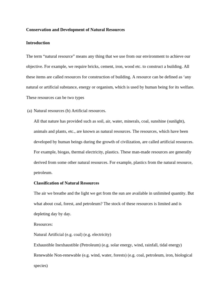 Natural Resource Conservation Guide | PDF | Soil | Fuels