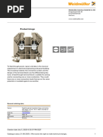 Weidmüller WDU 10 SL/EN Data Sheet | PDF | Electrical Connector ...