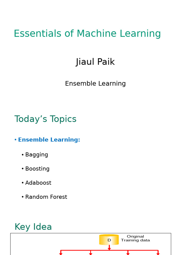 Ensemble Learning | PDF | Theoretical Computer Science | Applied Mathematics