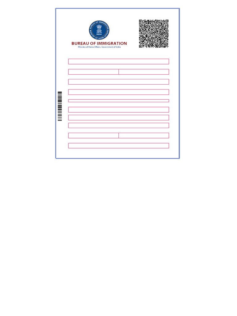 Arrival Card ABGD005D2925 | PDF