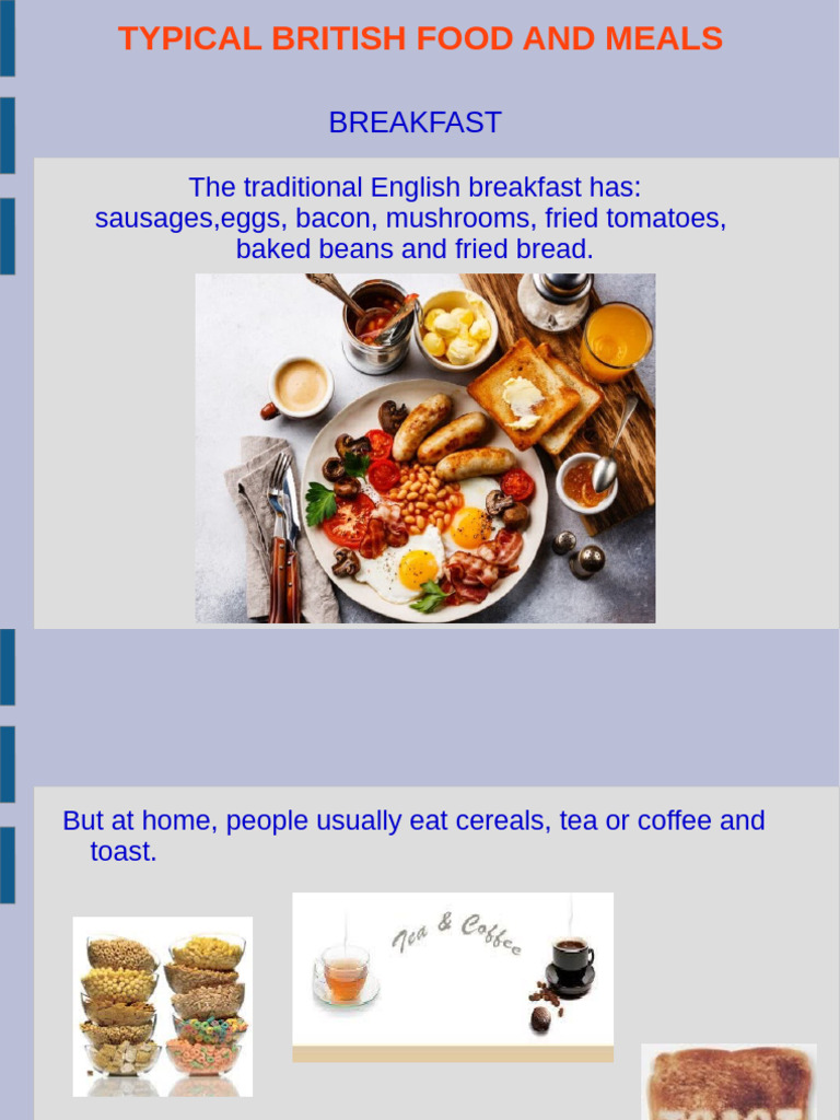 Typical British Meals and Foods | PDF