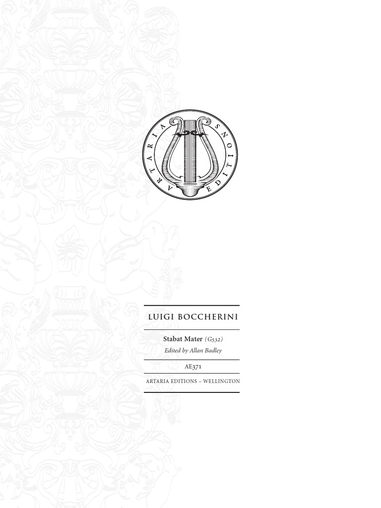 Boccherini's Stabat Mater Overview | PDF | Luigi Boccherini | Classical ...