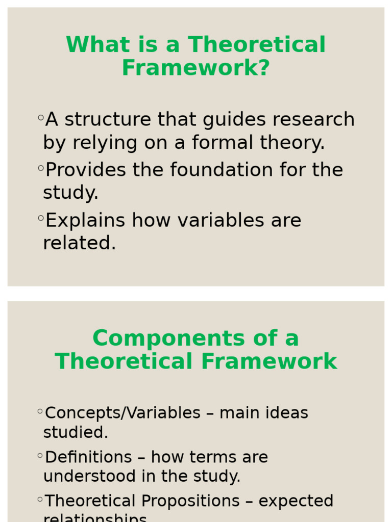 Theoretical Framework PR2 | PDF