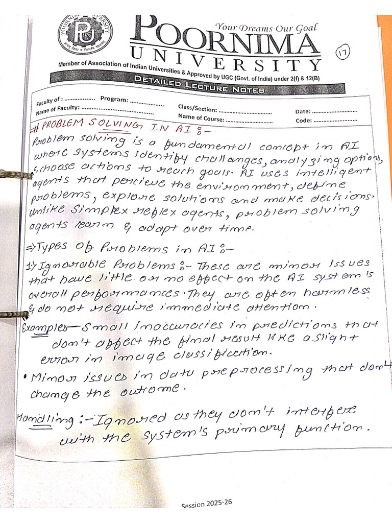 Fundamental of AIDS Unit 2 - Problem Solving Methods | PDF