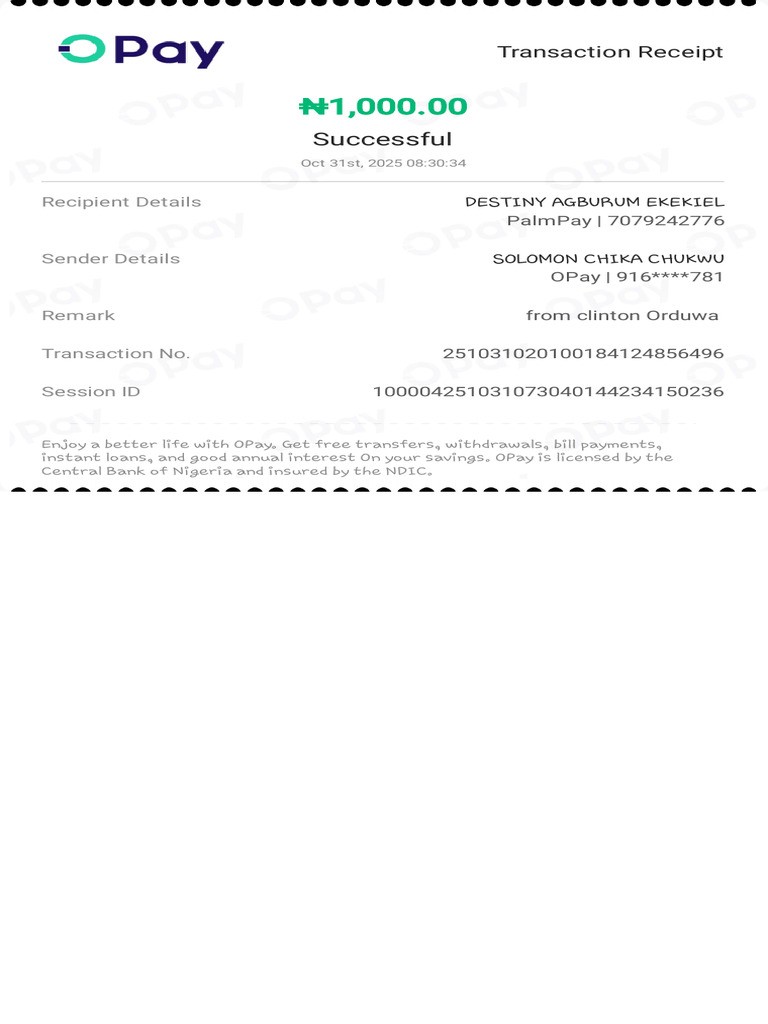 Transaction Receipt-251031020100184124856496 | PDF