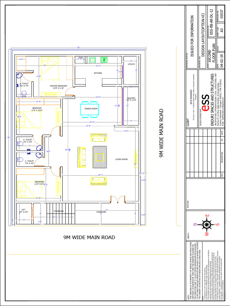 Ess RB Ar DL 12 (Second Floor Plan) (Option Vi) | PDF
