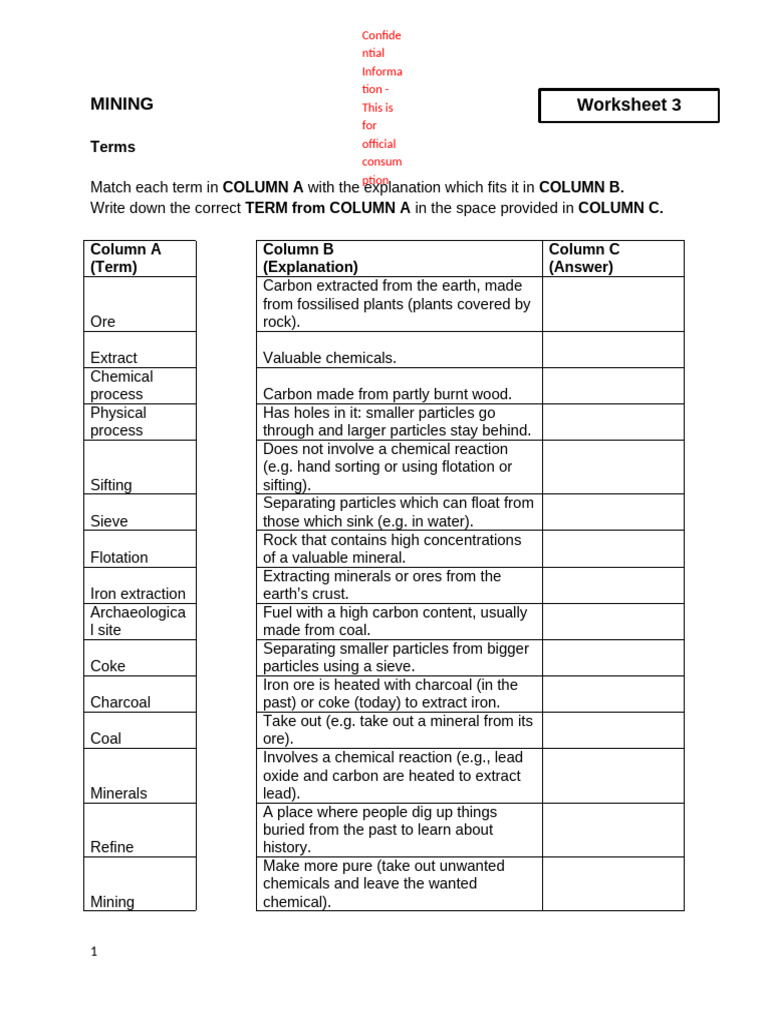 Mining Terms and Processes Explained | PDF | Ore | Iron