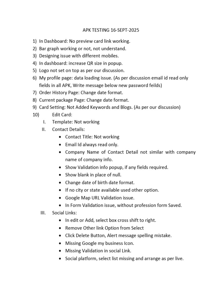 APK Testing Issues and Design Flaws | PDF | Computing | Software