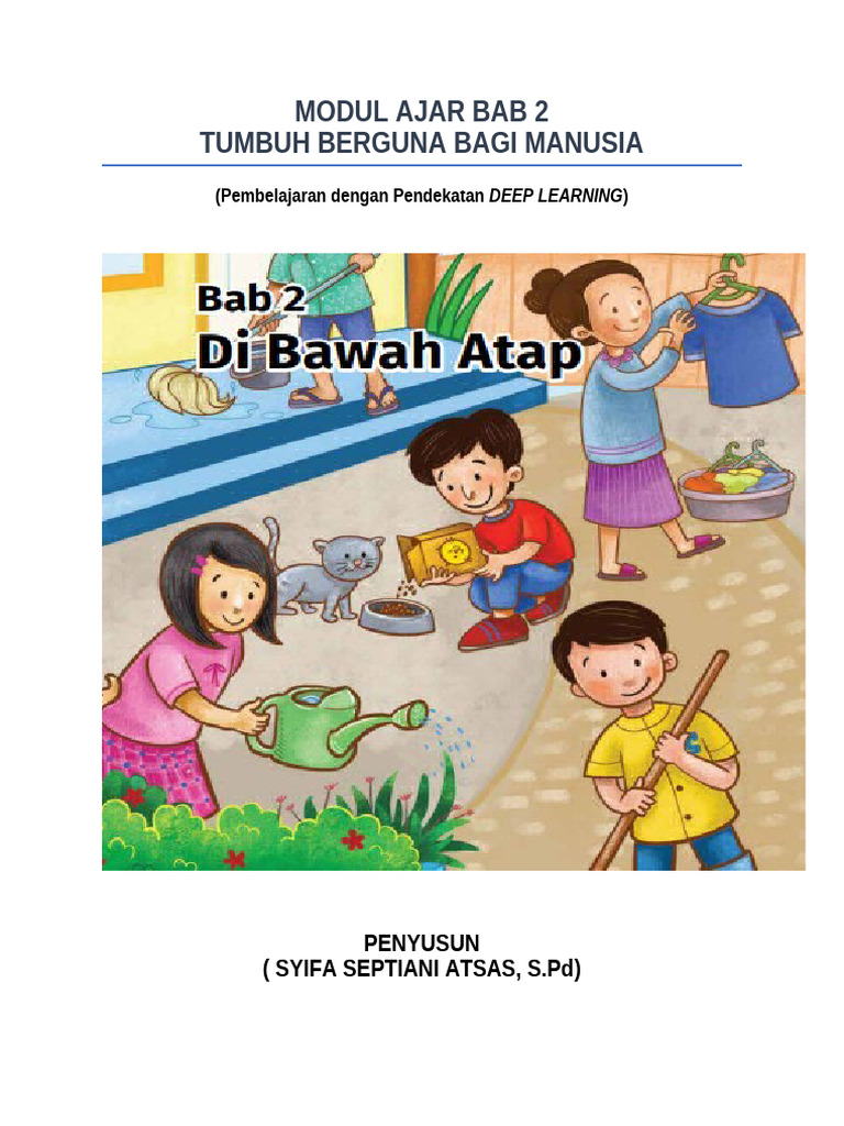 Pembelajaran Bahasa Indonesia SD: Tumbuh Berguna | PDF
