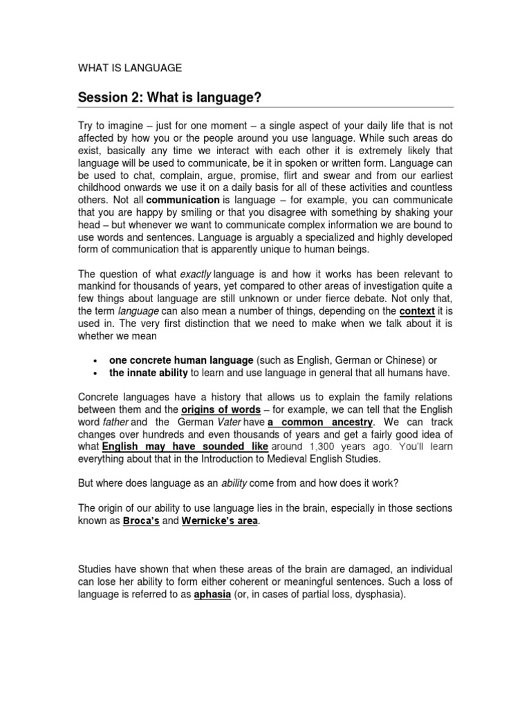 What Is Language | PDF | Linguistics | English Language