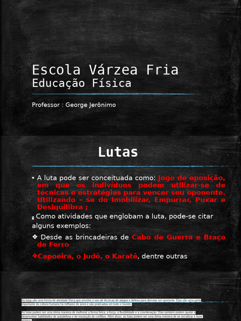 Benefícios das Lutas na Educação Física | PDF | Coração | Infarto do ...