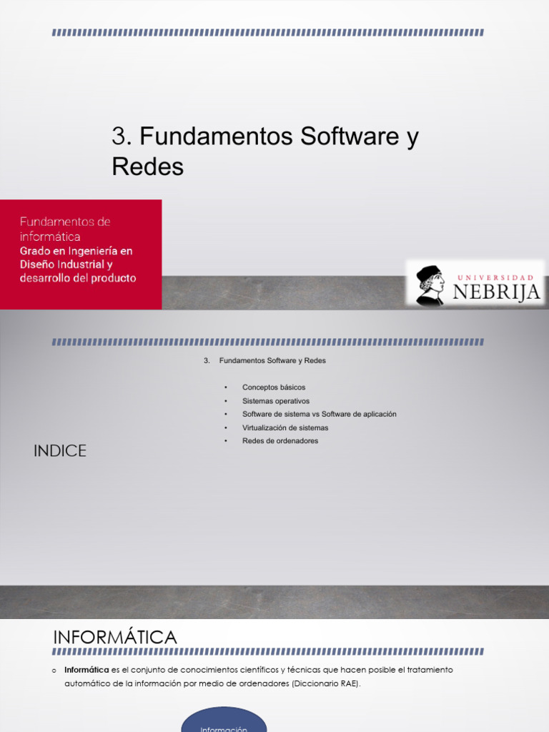 3.fundamentos Software y Redes | PDF | Protocolos de internet | Red de ...