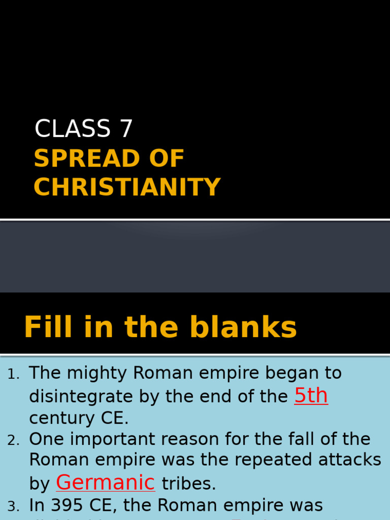 Spread of Christianity in Europe | PDF | Roman Empire | Monastery
