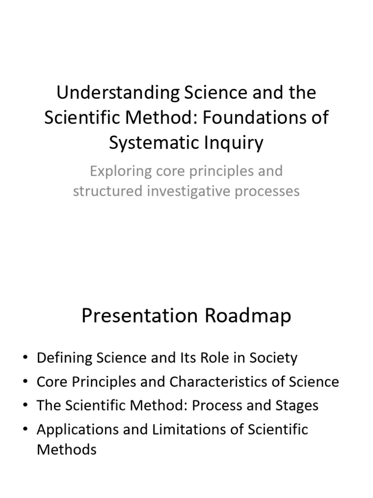 Science and the Scientific Method Explained | PDF | Science ...