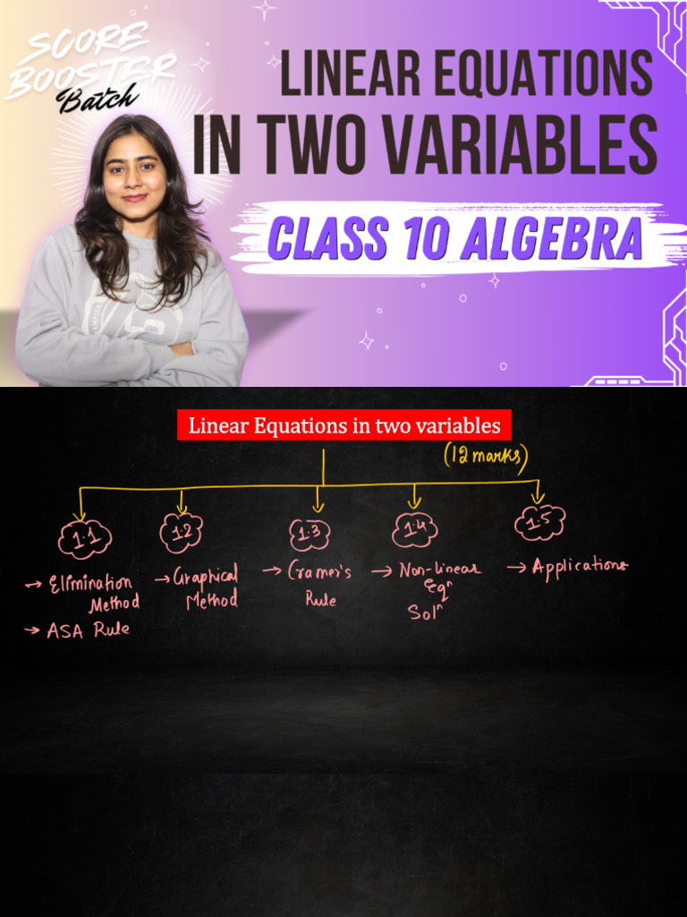 Chapter 1 Linear Equations in Two Variables | PDF