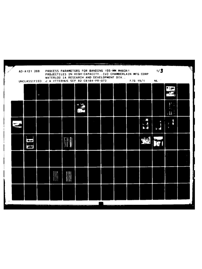 Parameters For Banding 155mm Projectiles Welding Machine | PDF ...