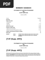 ISA 530: Audit Sampling Standards | PDF | Audit | Sampling (Statistics)