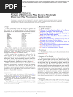 ASTM E1621-21 - Elemental Analysis Using WD XRF | PDF | Grinding ...