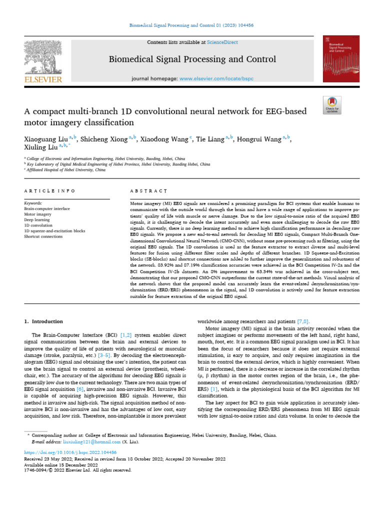 A Compact Multi-Branch 1D Convolutional Neural Network For EEG-based ...