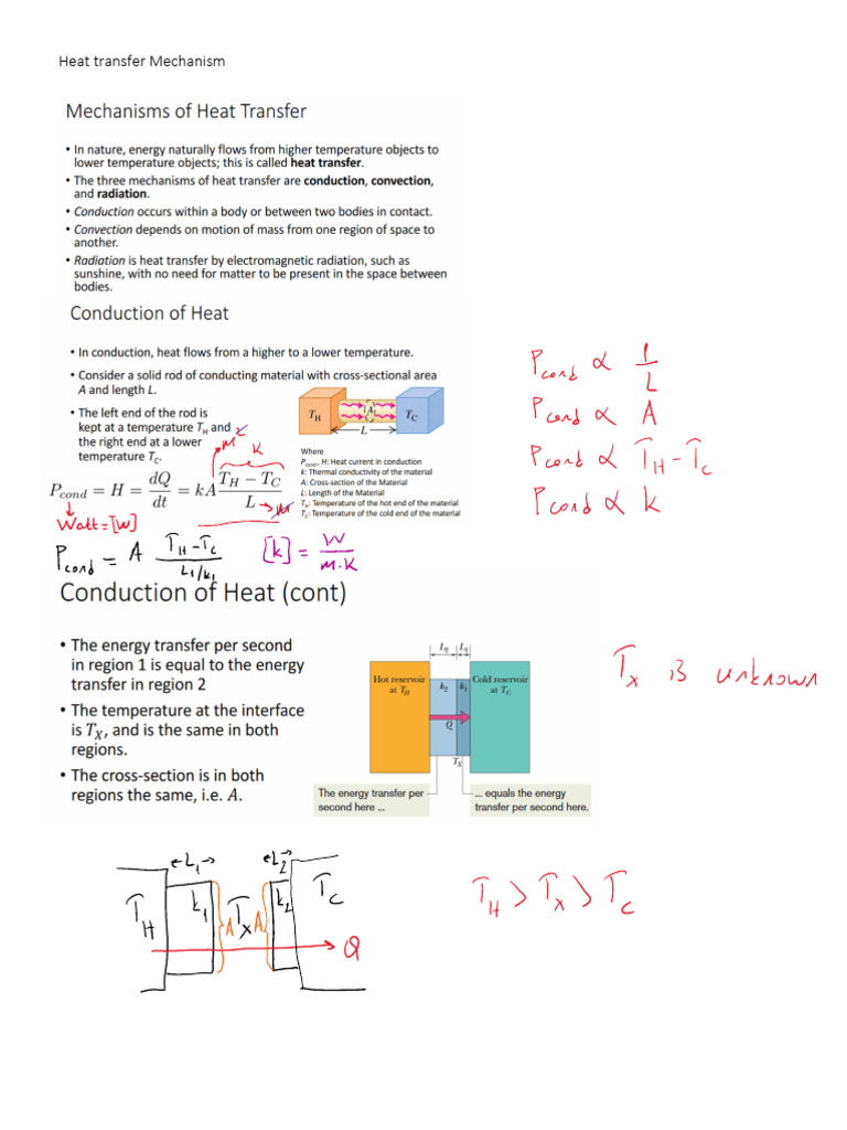 Heat Transfer Mechanism 6 | PDF