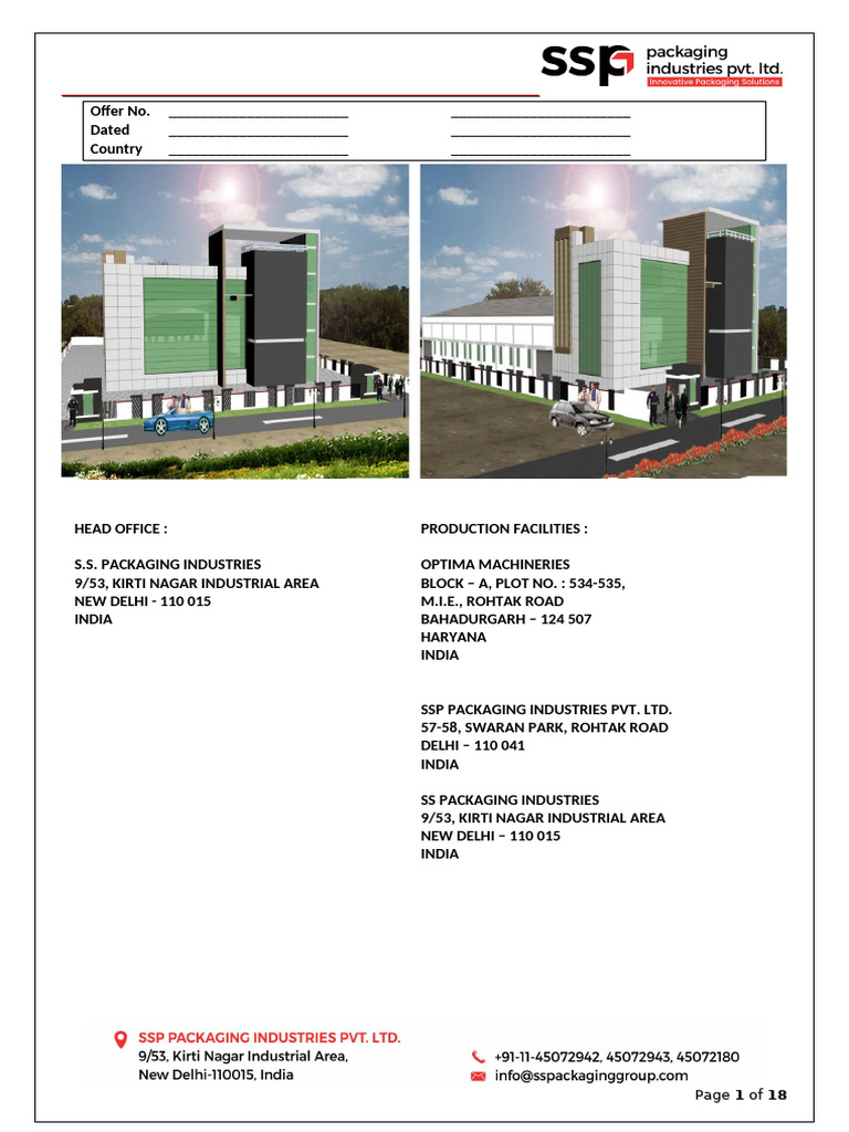 Dummy Offer | PDF | Mechanical Engineering