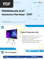 SOP Penggunaan IFP untuk Pembelajaran | PDF