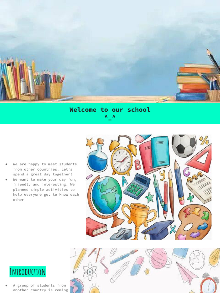 School Exchange Day Activities Guide | PDF