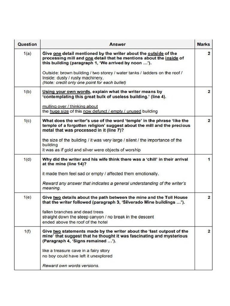 Reading Comprehension 13 (Answer Key) | PDF